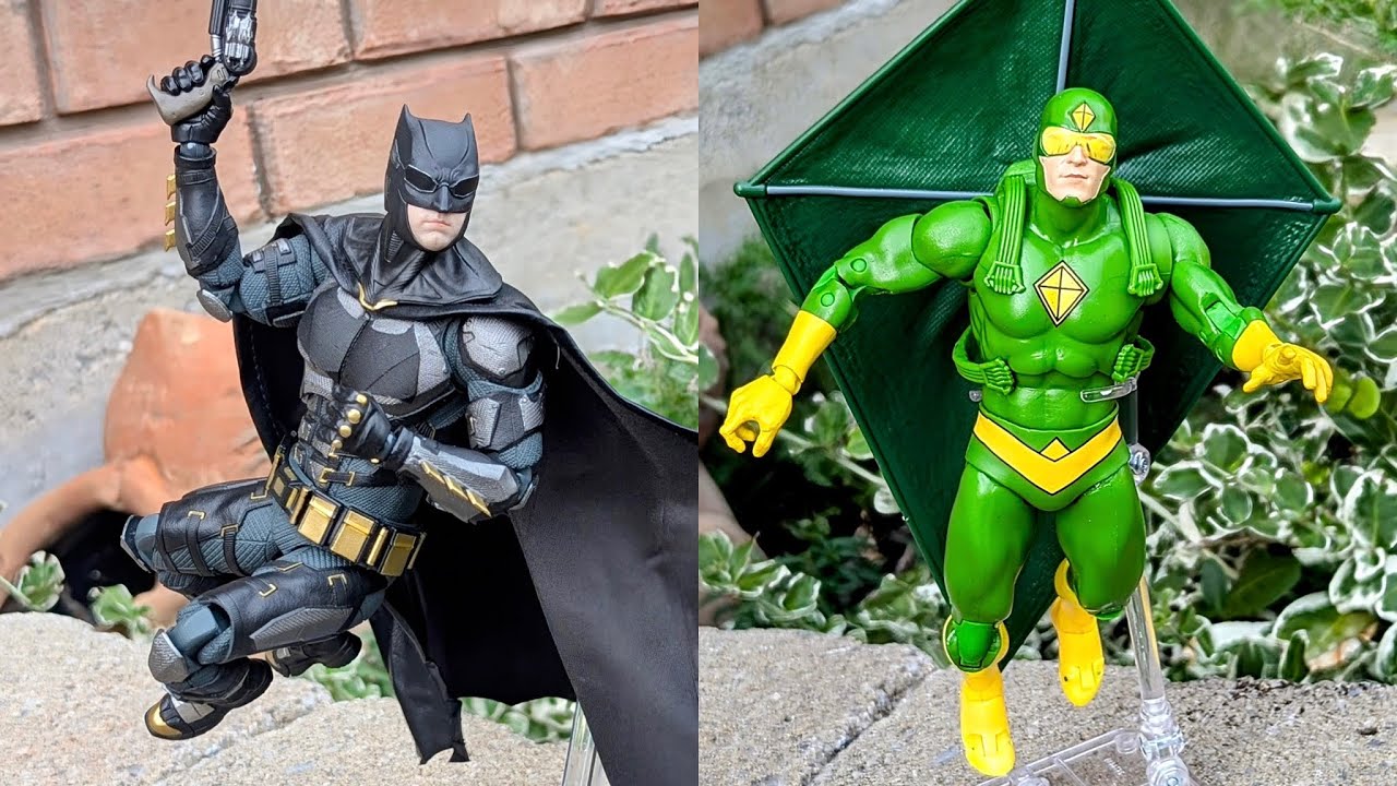 New Batman Tactical Suit Fondjoy & McFarlane Toys Kite Man action ...