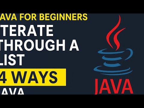 JAVA For Beginner: Best Four Ways To Iterate Through a List In JAVA ...