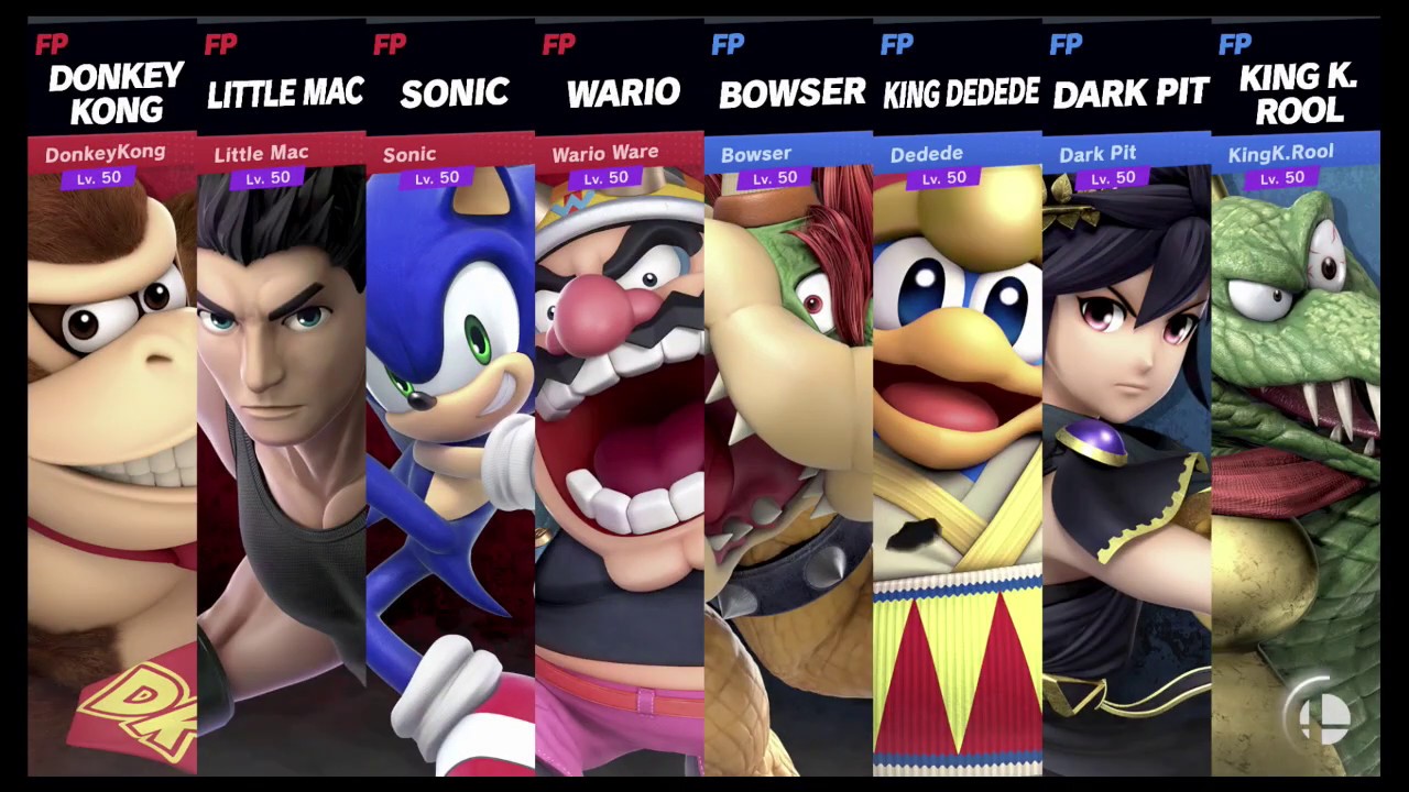 Super Smash Bros Ultimate Amiibo Fights – Request #11991 Brawlers vs ...