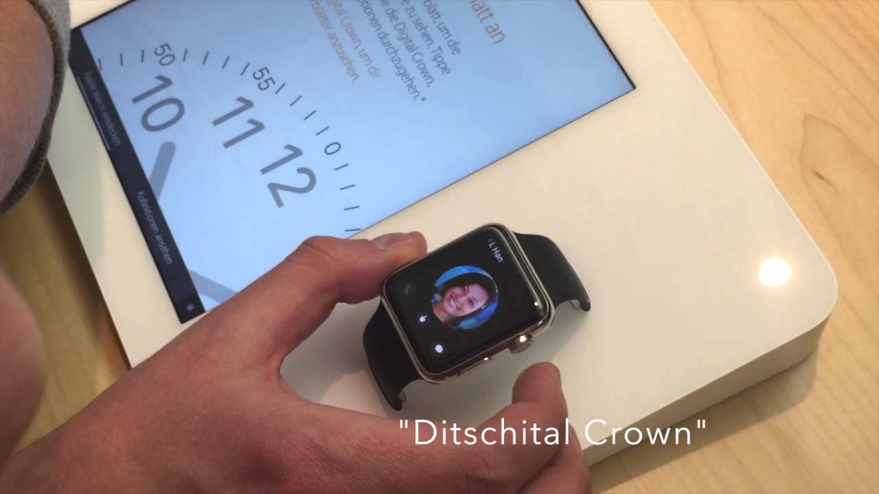 Apple Watch Test @ Apple Store Cologne - YouTube