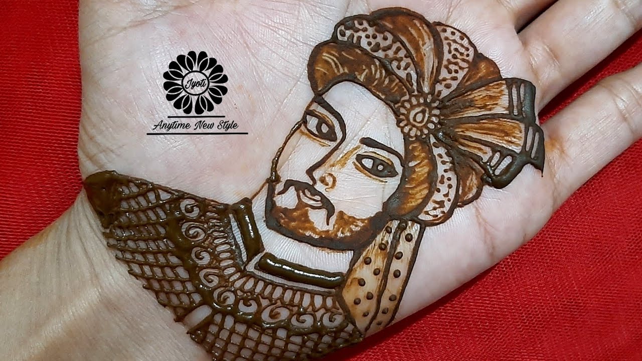 How to Draw Groom Face in Fullhand Bridal Mehndi Design |dulha kaise ...