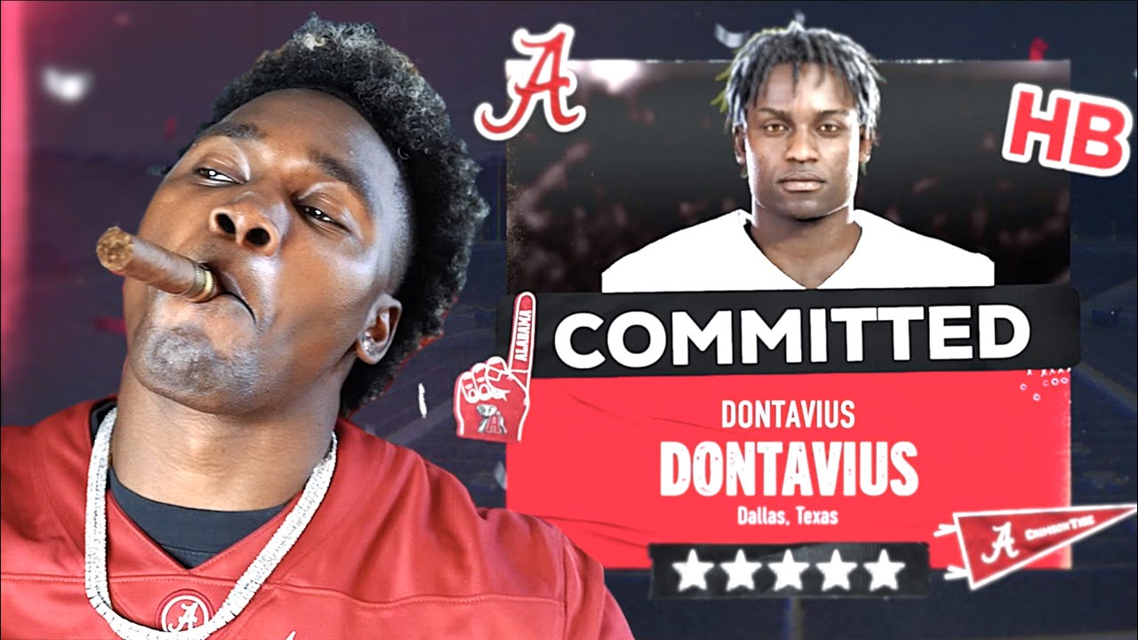 Creating DonTavius in College Football 25 - YouTube