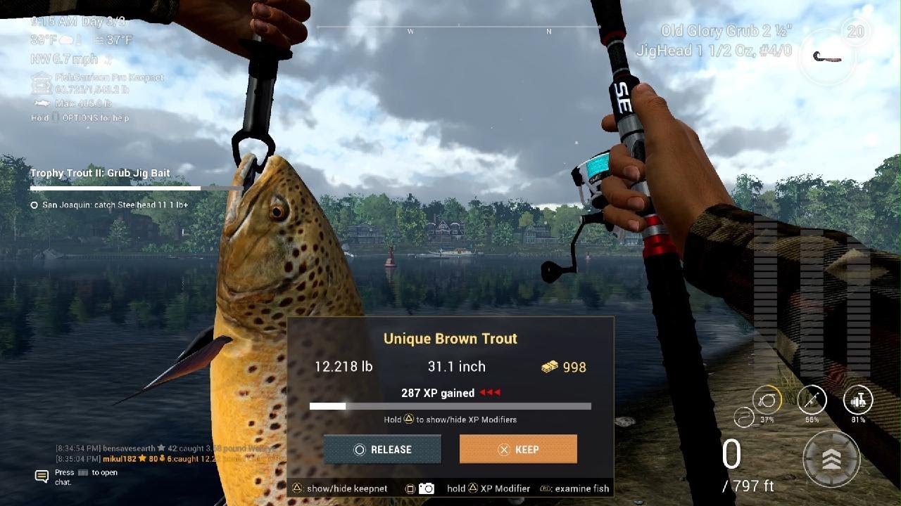 Fishing Planet - Unique Brown Trout - Saint Croix Lake - YouTube