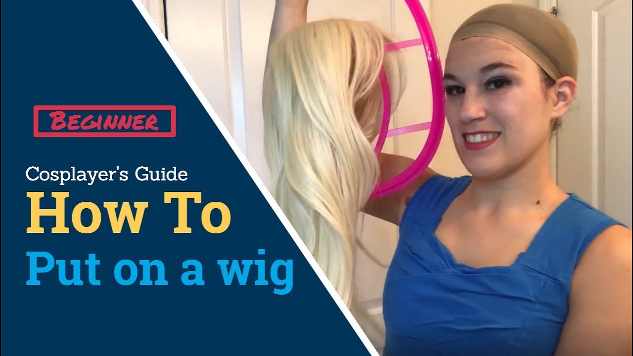 How to put on a wig (absolute basics) - YouTube