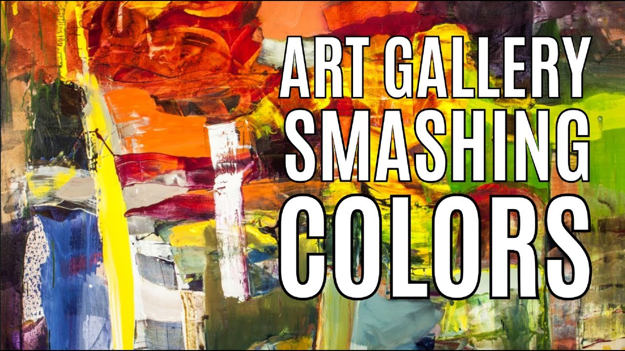 Art Gallery SMASHING COLORS & artist Simone Theelen - YouTube