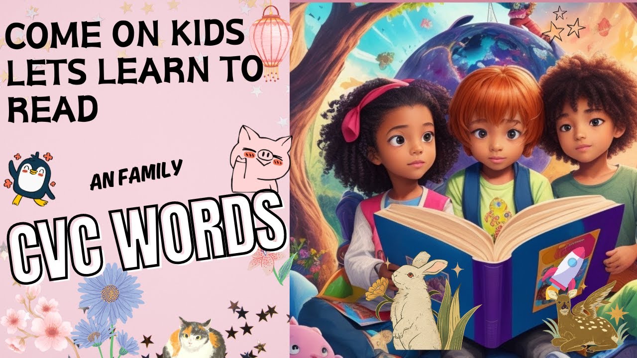 Let's read CVC words | How to make an early reader in your home |CVC ...