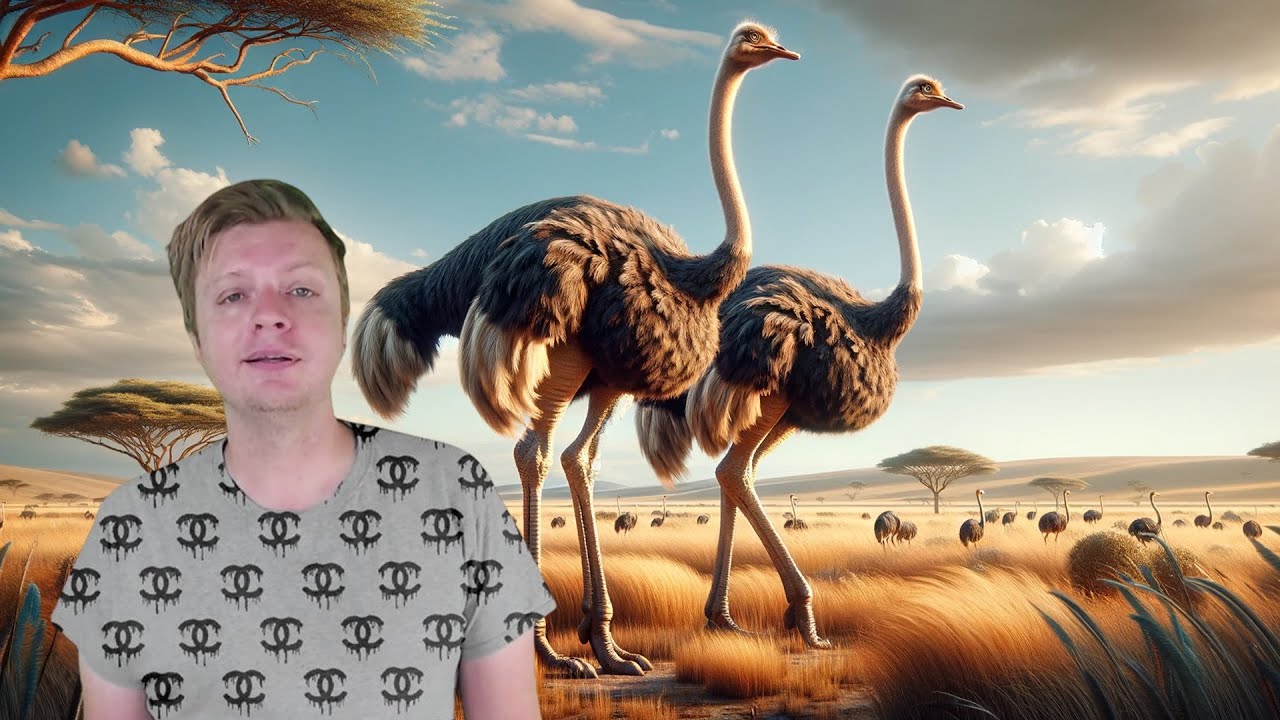 Ultimate Stamina Test for Male Ostriches During Chase - YouTube