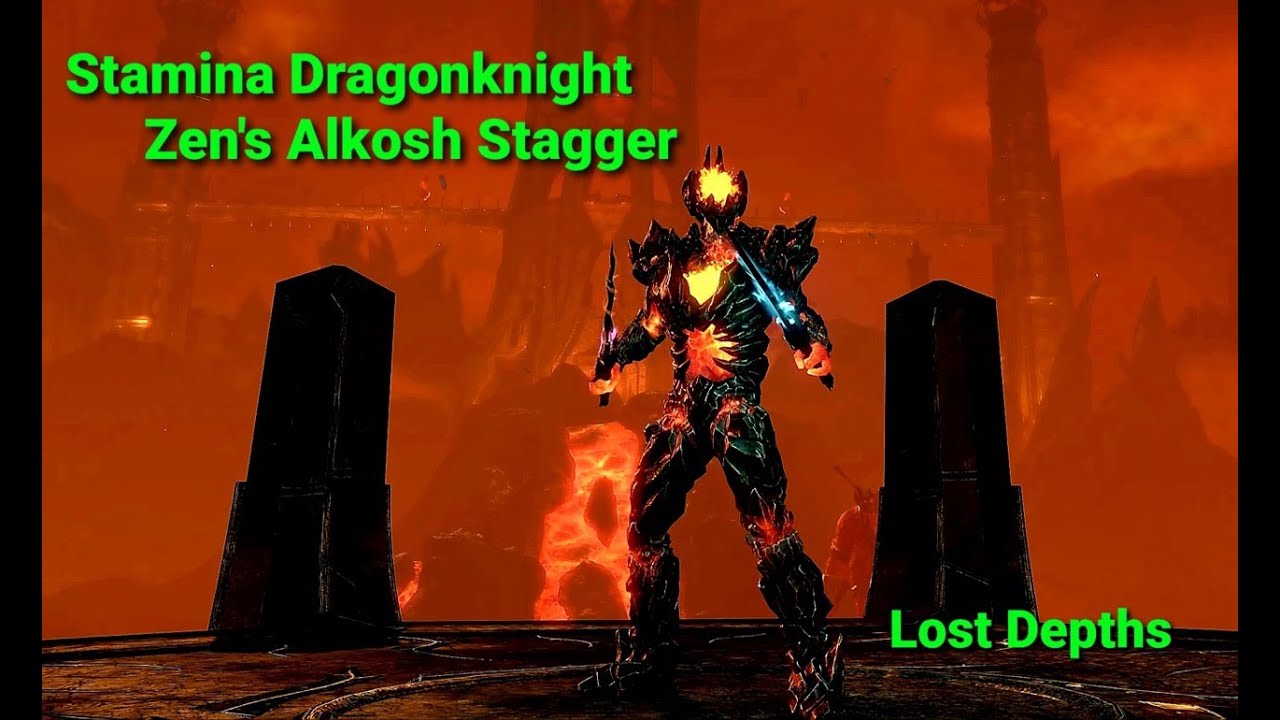 105k+ Stamina DragonKnight | Zen-Kosh-Stagger | PS5 NA | Lost Depths ...
