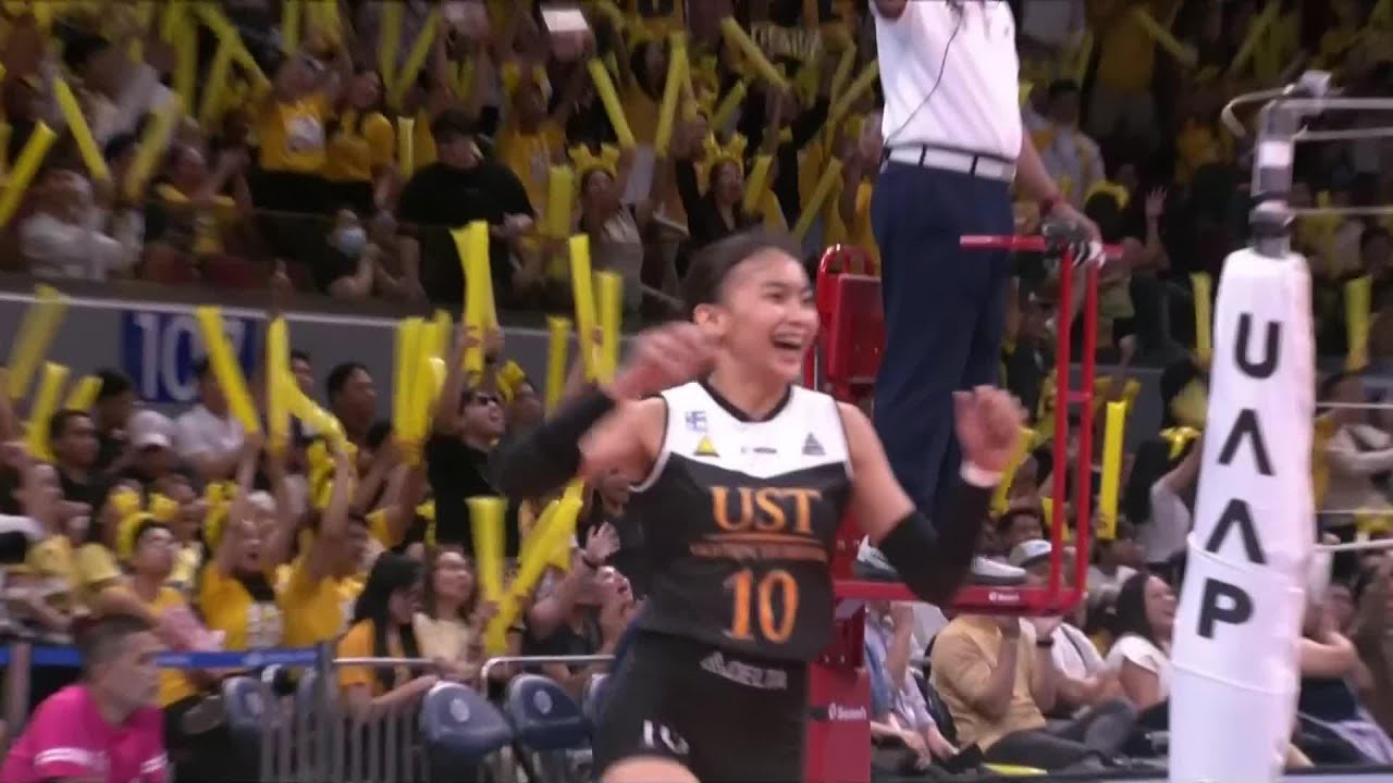 Xyza Gula COMES ALIVE for UST vs NU 💯 | UAAP SEASON 86 WOMEN'S ...
