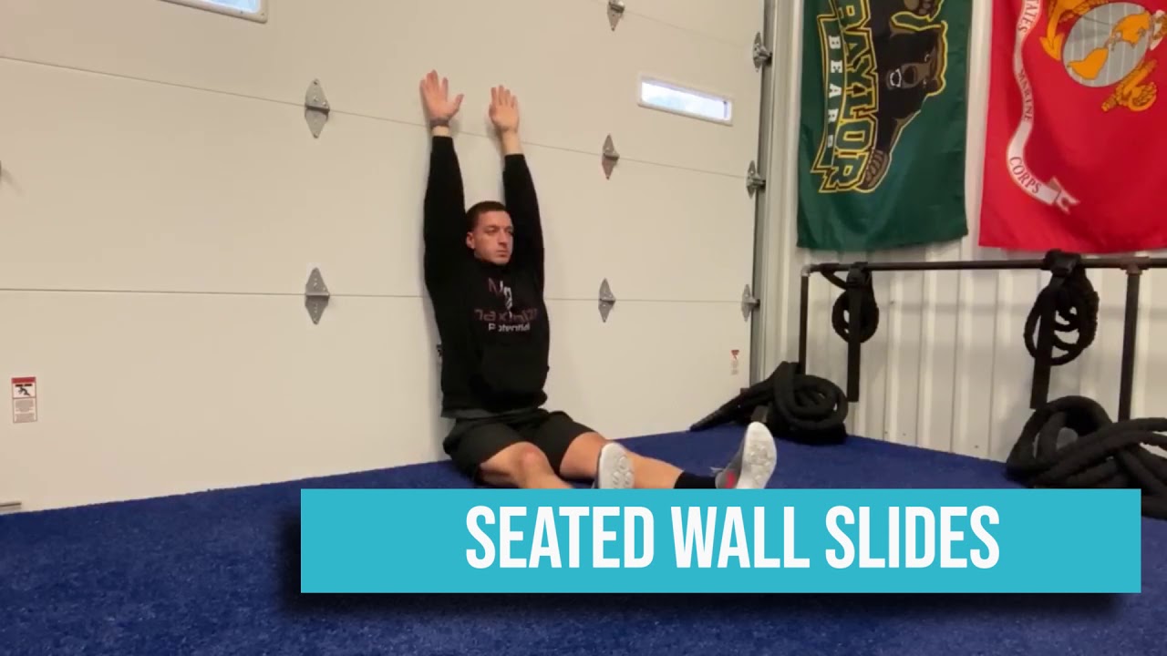 Seated Wall Slides - YouTube