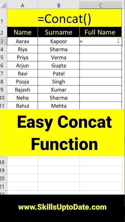 Mastering Concatenation in Excel: Combine and Merge Data Effortlessly # ...