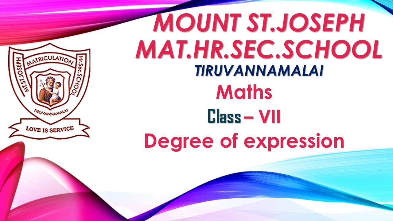 7th Std Maths Degree Of Expression YouTube 7th-std-maths-degree-of-expression-youtube