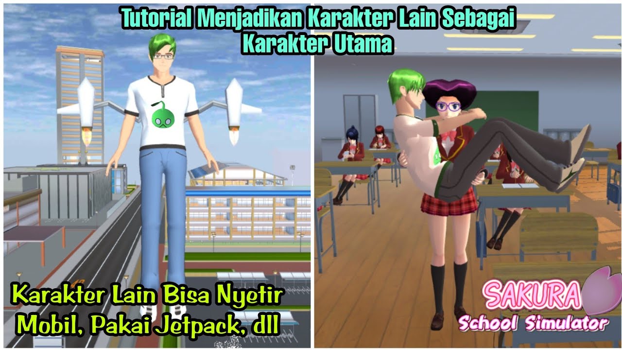 CARA MEMBUAT SEMUA KARAKTER LAIN MENJADI KARAKTER UTAMA 🥰 | TUTORIAL SAKURA SCHOOL SIMULATOR 😍 ...