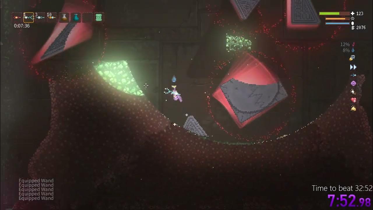 Noita 33 Orb Random Seed 32:17 (WR) - YouTube