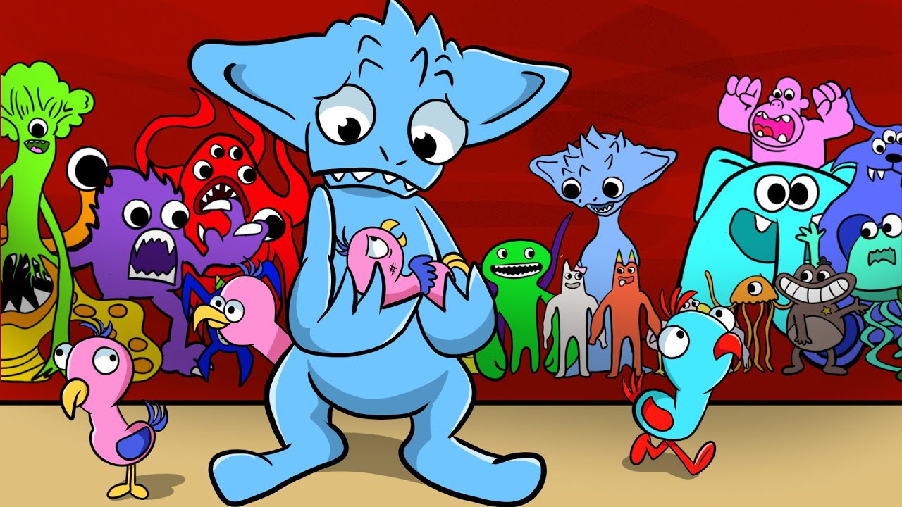 SMILEY MILEY & BABY OPILA BIRDS!?... GARTEN OF BANBAN CHAPTER 4 ...