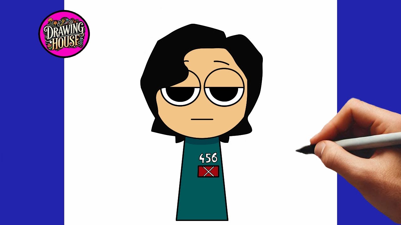 How to draw PLAYER 456 | SPRUNKI | SQUID GAME 2 - YouTube