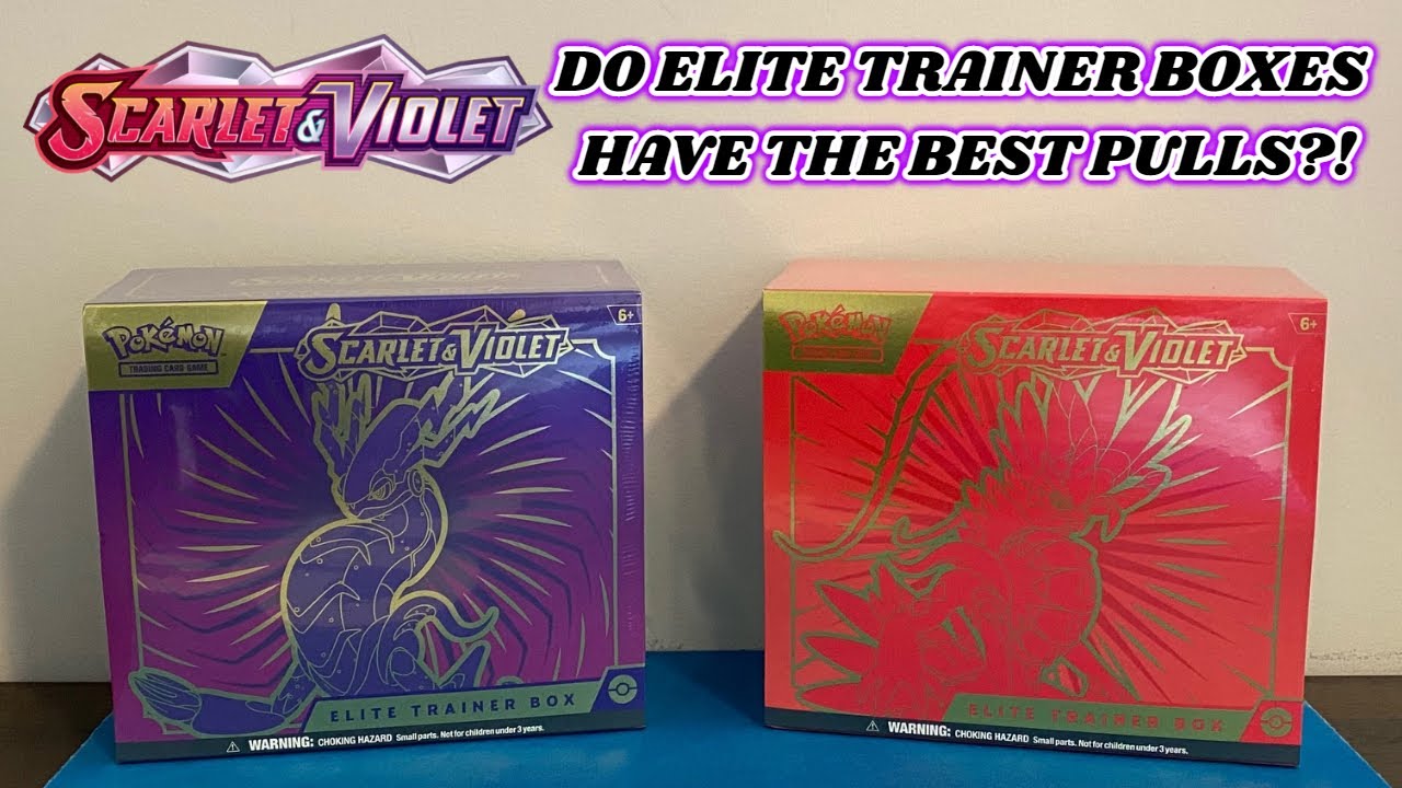 Are SCARLET & VIOLET Elite Trainer Boxes THE BEST PRODUCT to open from ...