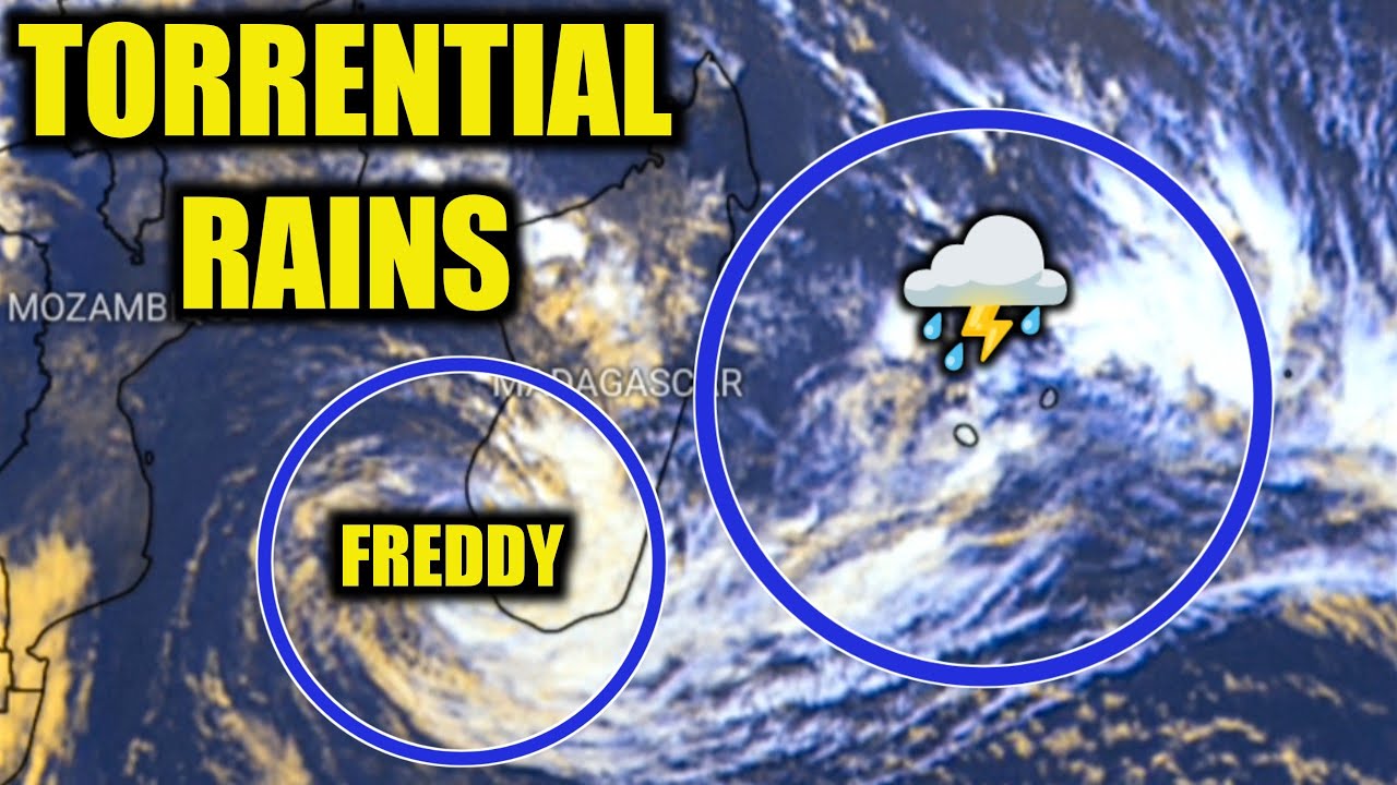 Cyclone FREDDY: Torrential Rain Alert For Mauritius Now - YouTube