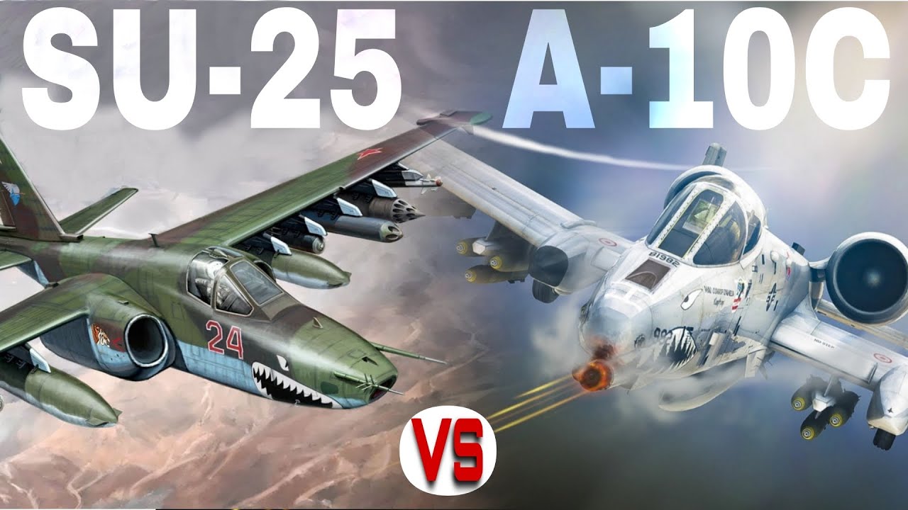 A-10C WARTHOG vs SU-25 FROGFOOT - ¿CON CUÁL TE QUEDAS? - YouTube