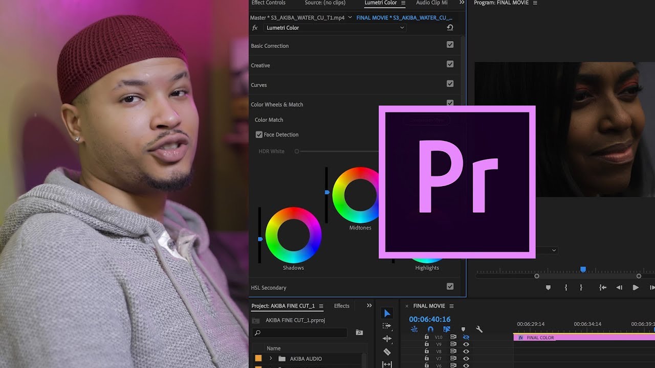 Cinematic Color Grading in Adobe Premiere Pro CC 2023 - YouTube