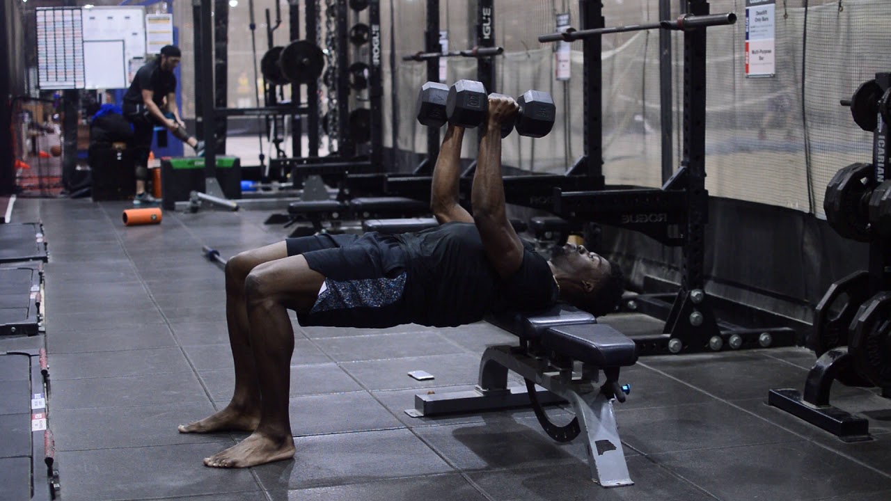T-Bench DB Chest Press - YouTube