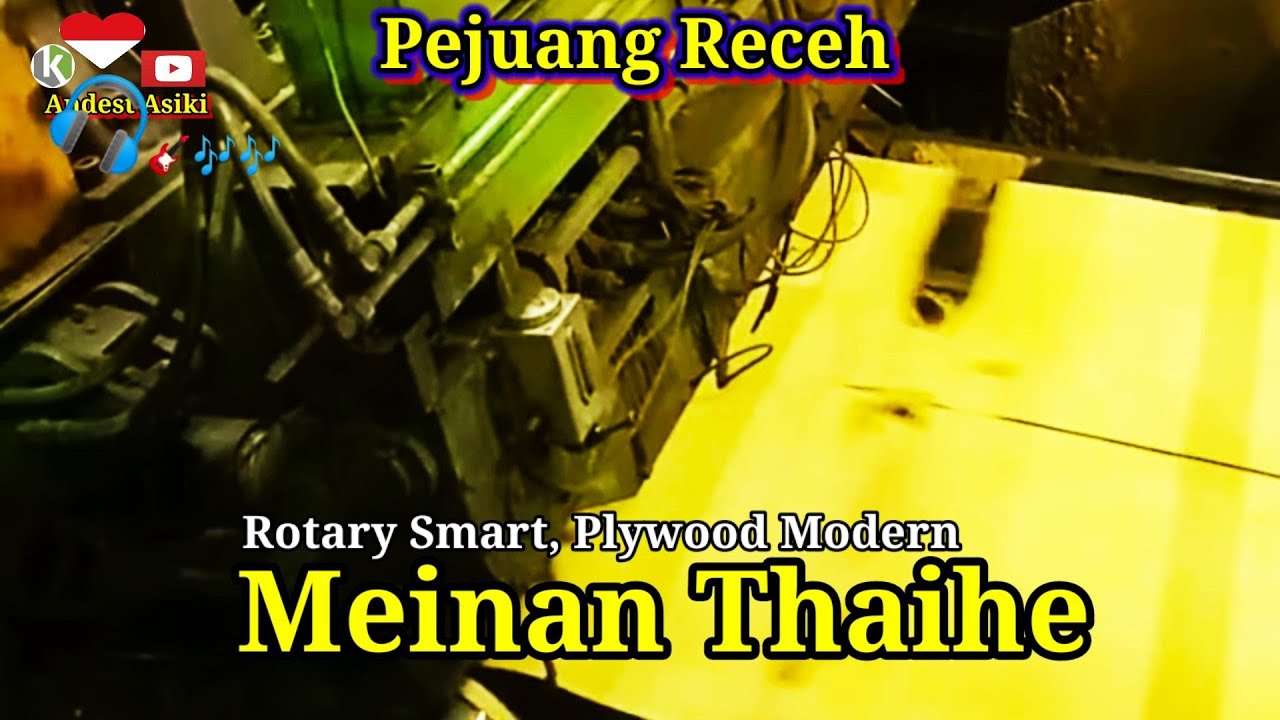 MEINAN TAIHE LATHE || Wood Peeling Machine || Rotary Smart || || Kilang ...