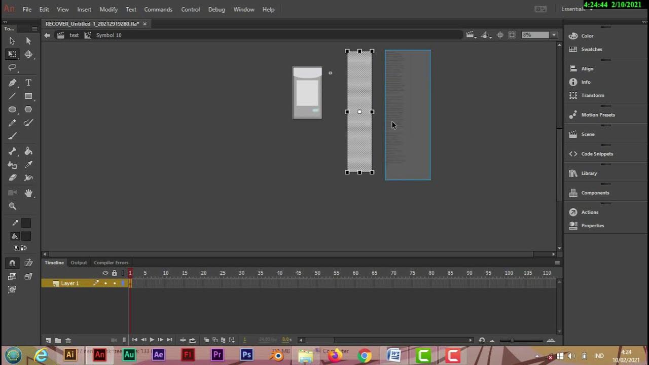 Cara Membuat Scrollpane (untuk materi) || ADOBE ANIMATE - YouTube