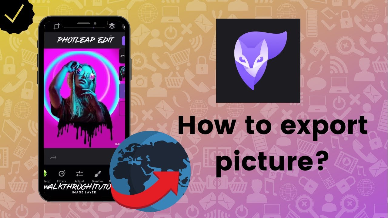 How to export picture on Photoleap? - YouTube