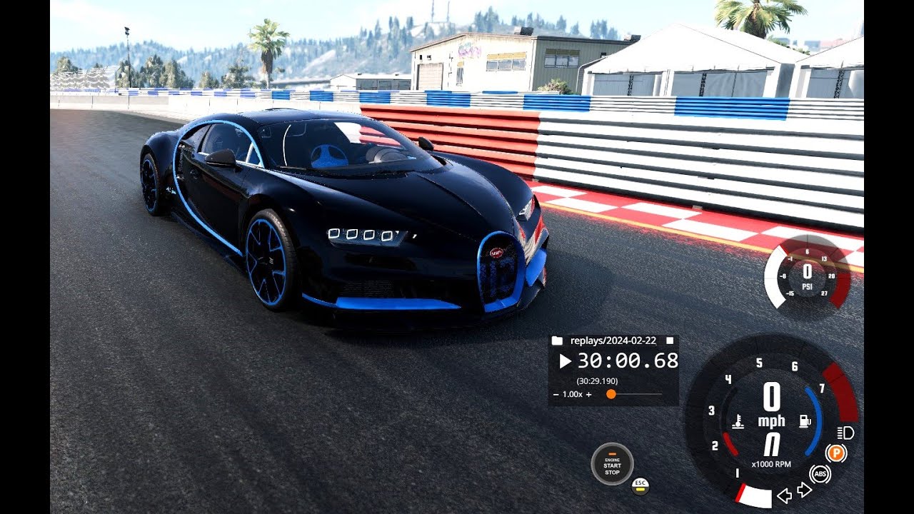 BeamNG Drive - Realistic Super cars quarter mile speed and break ...