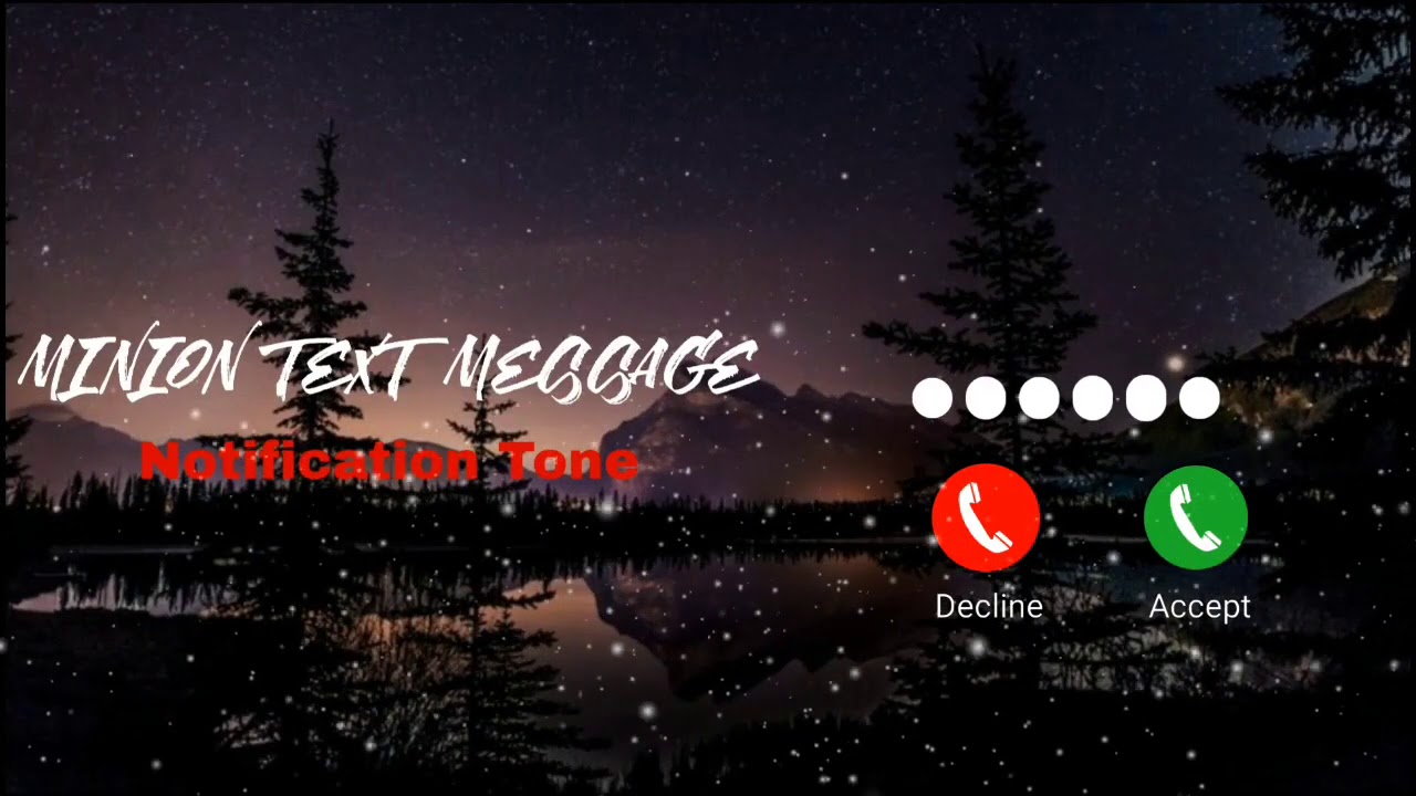 Minion Text Message Tone - YouTube