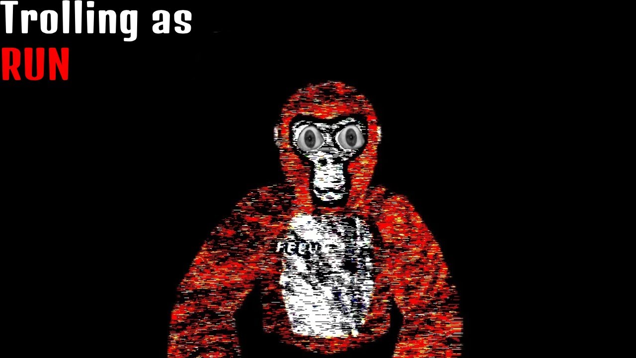 Trolling as RUN in gorilla tag (scared kids) | Gorilla Tag VR - YouTube