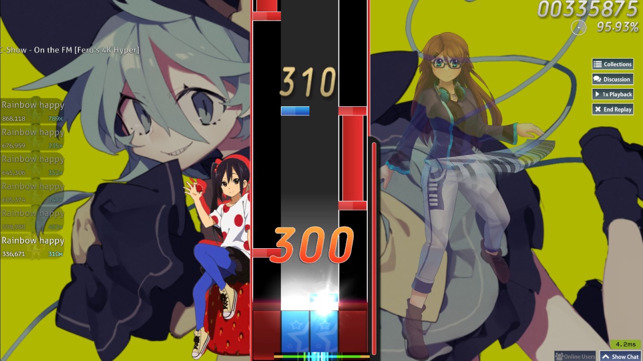 [osu! mania mode 4k] beatmania IIDX 23 copula (C-Show) - On the FM [KK ...