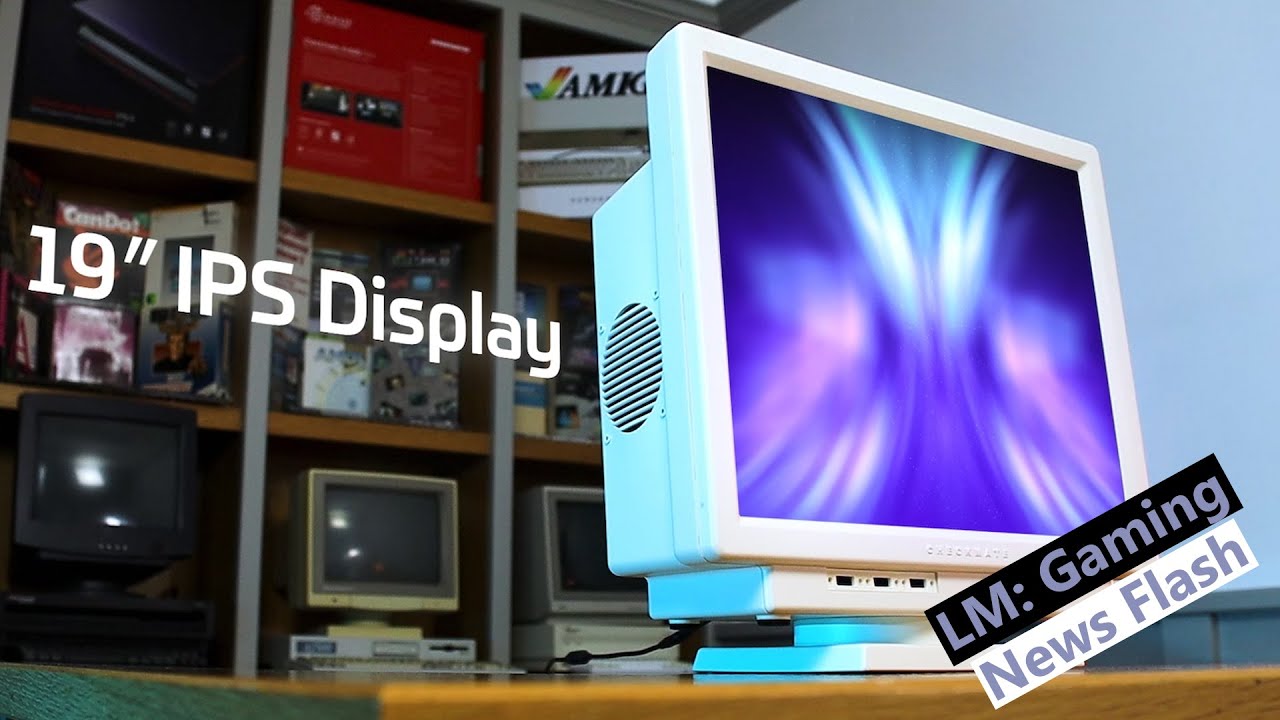 New Retro Gaming Monitor Checkmate - Gaming News Flash - YouTube
