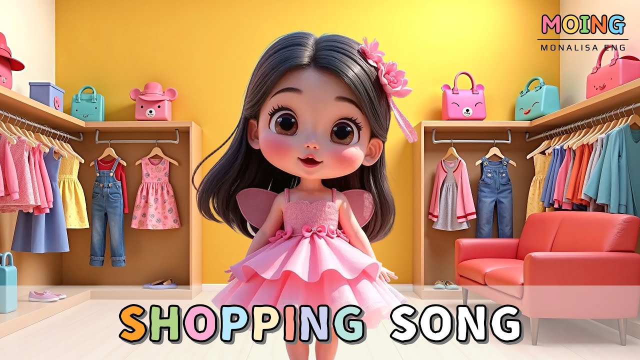 Let's Go Shopping Song I Clothing Song I Kids English I English Song I ...