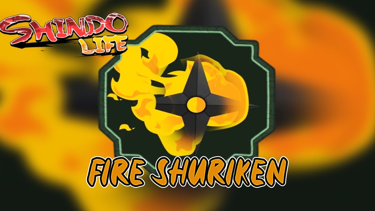 exclusive fire shuriken location & showcase | shindo life | roblox ...
