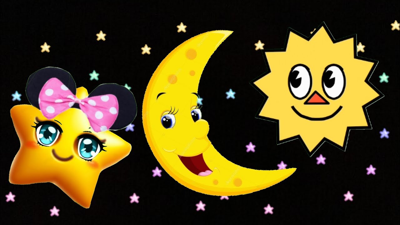 twinkle twinkle little star ⭐ poem with sun 🌞 || poem star and sun ...