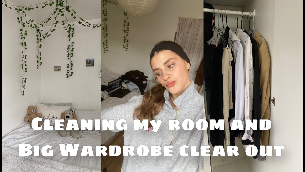 Deep cleaning my room and Big wardrobe clear out!| Ski girl make up ...