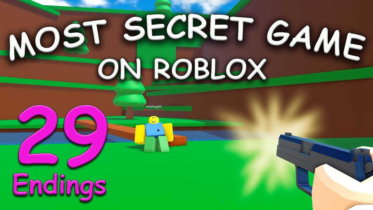 *Most Secret Game On Roblox* 29 Endings - YouTube