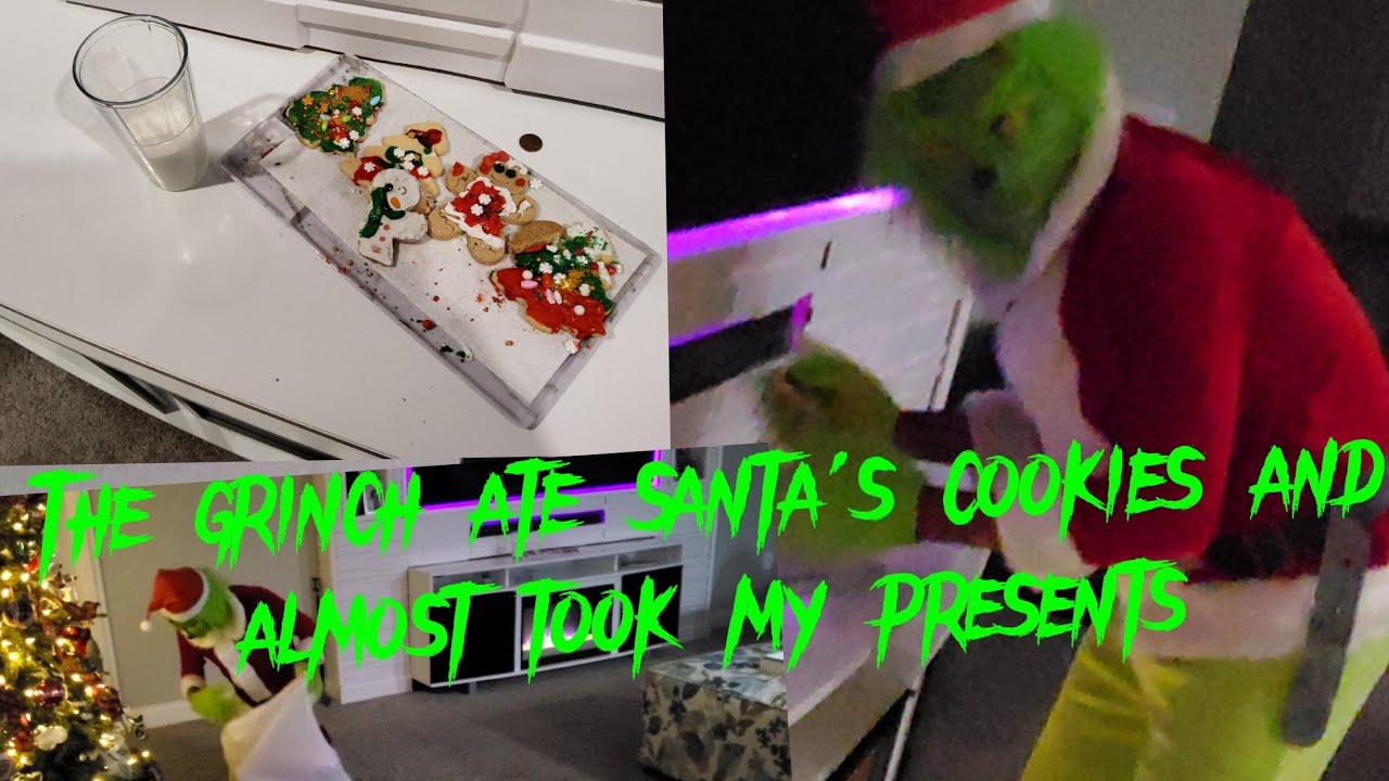 GUESS WHO ATE SANTA’S COOKIES AND TRIED TO STEAL MY PRESENTS!!!🎁 🎄😱😱 ...