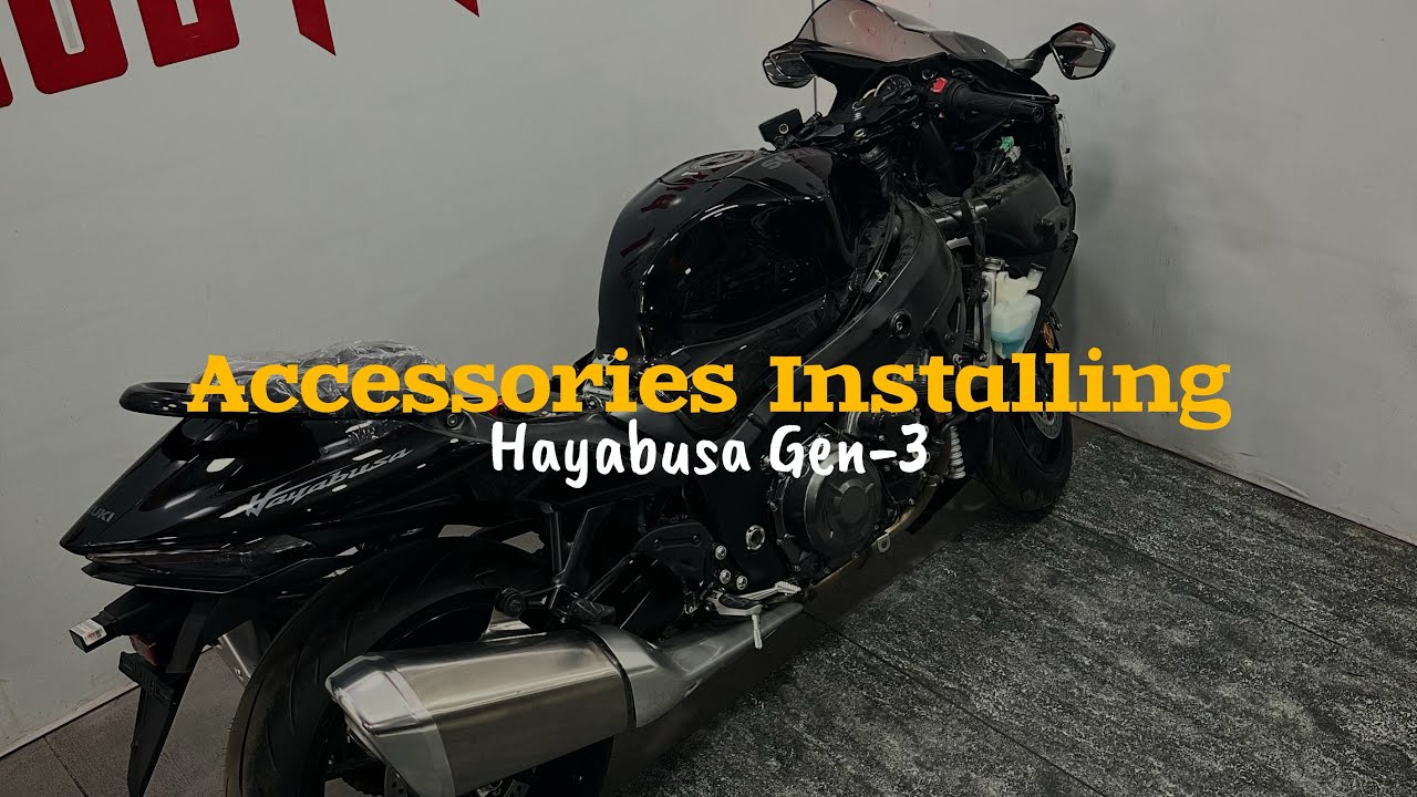 Hayabusa Gen-3 First Service and Accessories Installed. #bike # ...