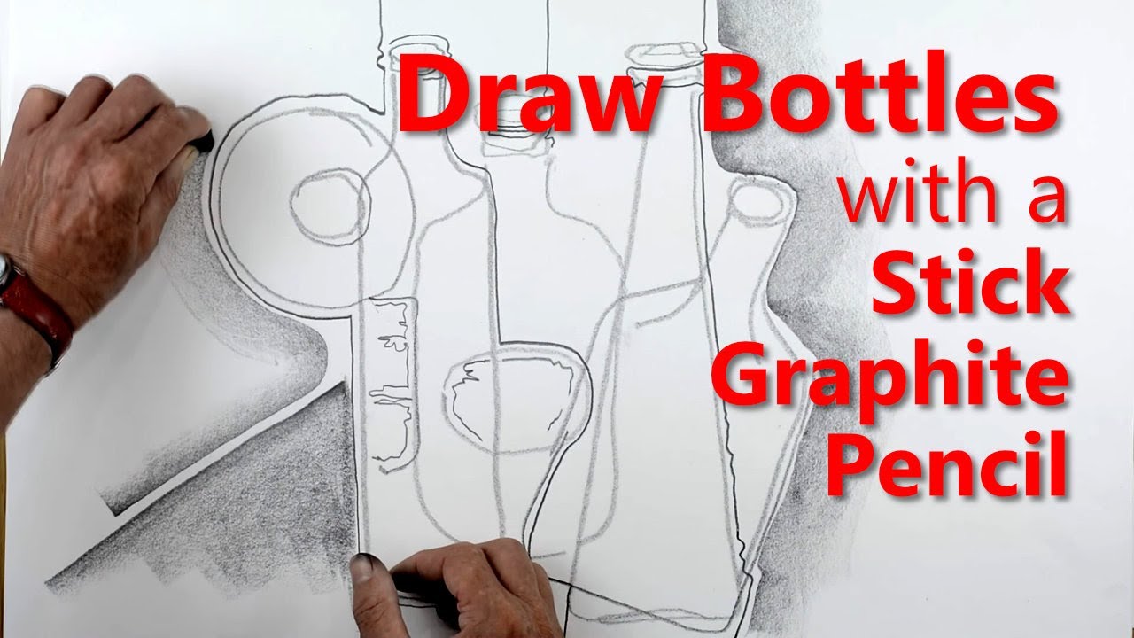 How to Draw Creatively: PART 2 Drawing Bottles - YouTube