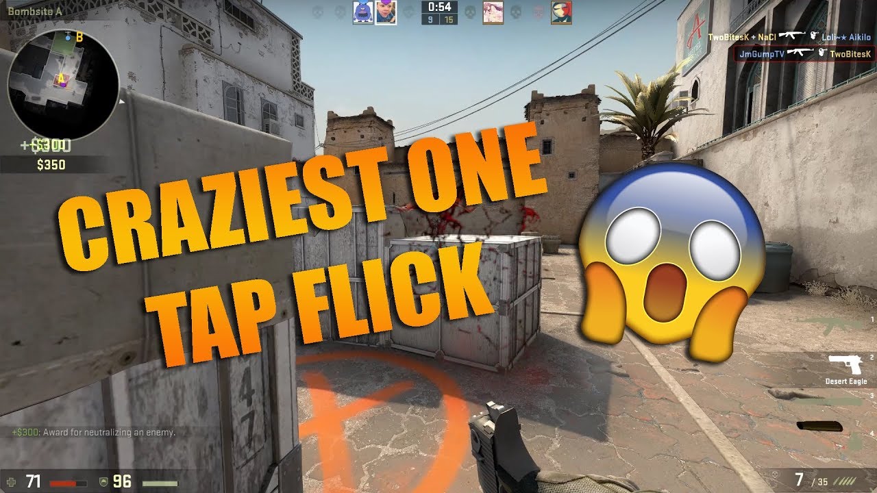 CRAZIEST ONE TAP - CS:GO - YouTube