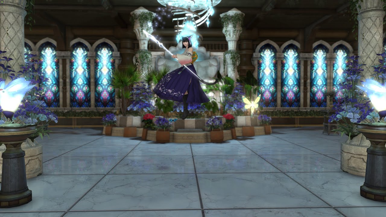 【FFXIV】オメガFの構え Omega Emote (Female) - YouTube