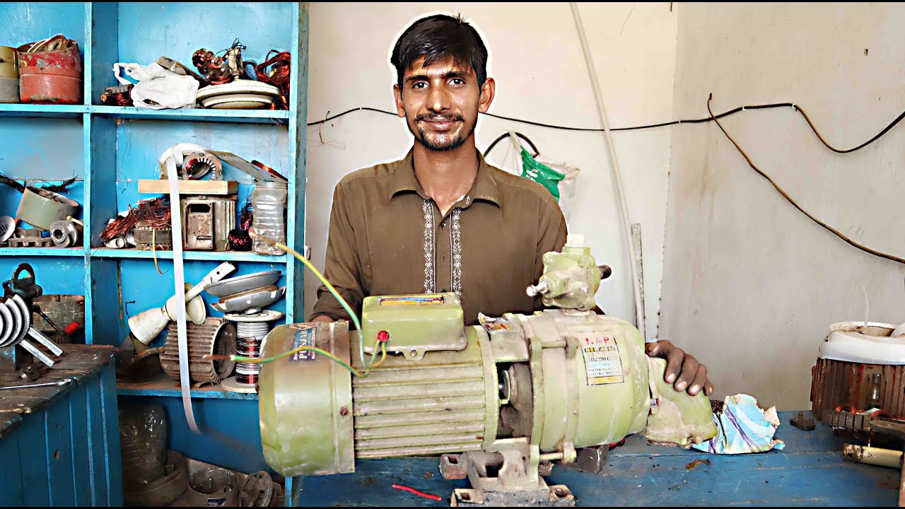 Electric Motor Rewinding - An Amazing Technique You Must See! - YouTube