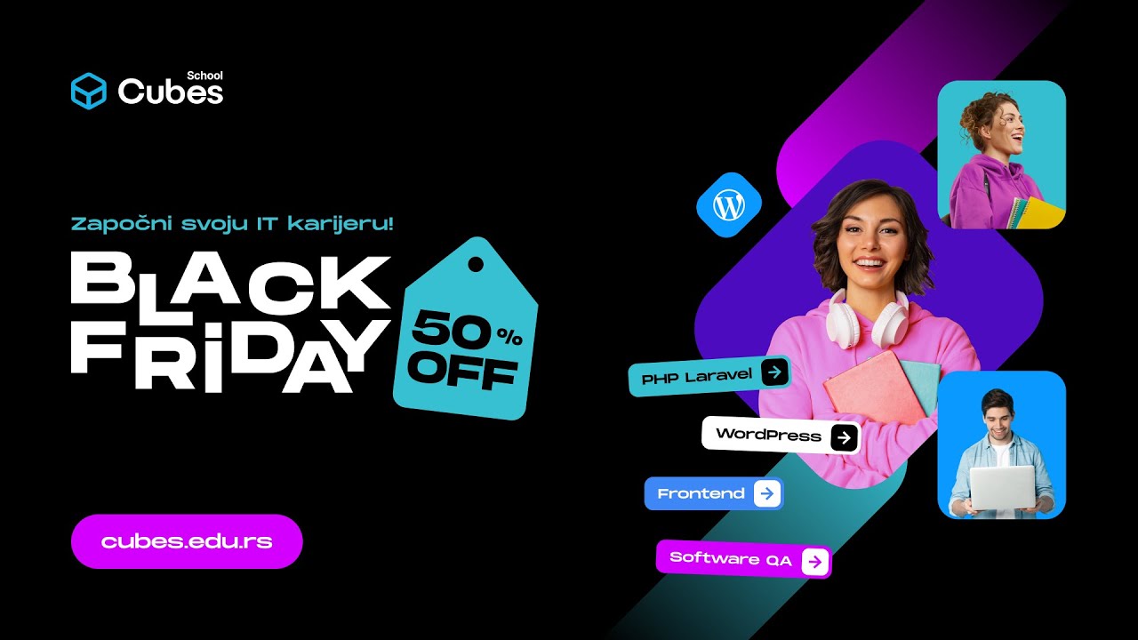 Black Friday u Cubes School 50% off - YouTube