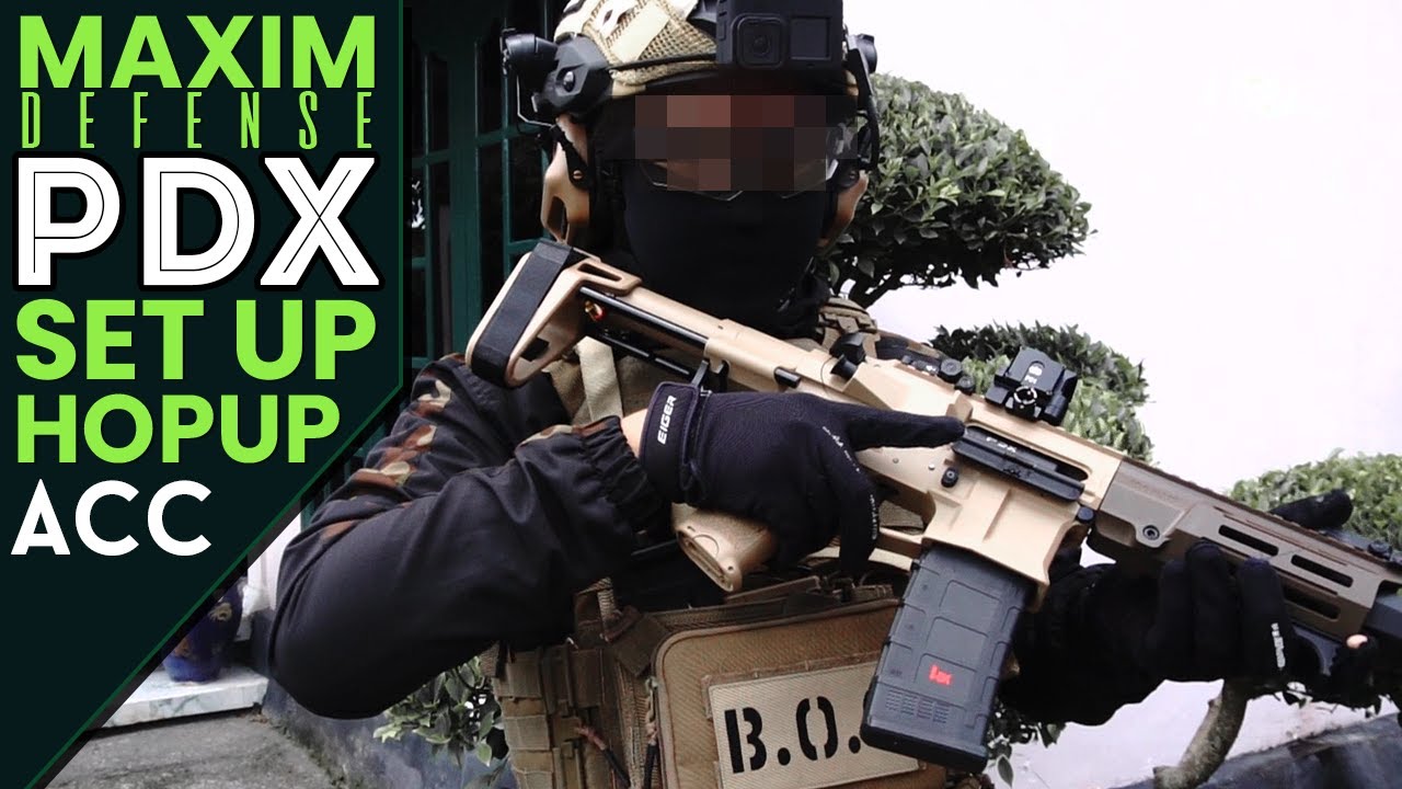 Water Gel Blaster - Setup Hop Up & ACC to PDX Maxim Defense - YouTube