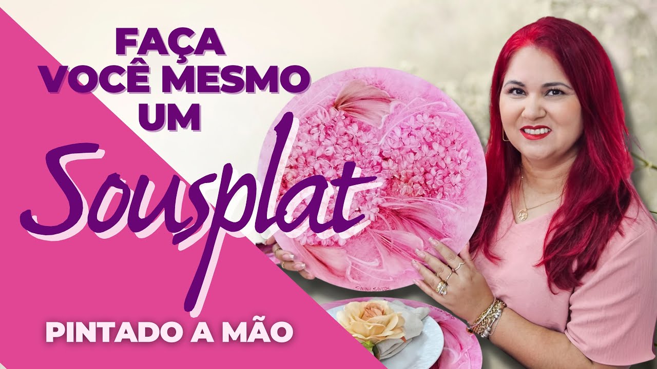 FAÇA VOCÊ MESMO UM SOUSPLAT DE MDF PINTADO A MÃO - YouTube
