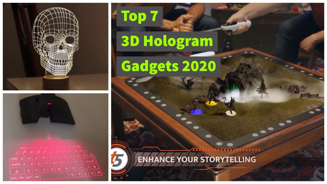 Top 7 3d Holographic Technology || Amazing 3D Gadgets That Are On a New ...
