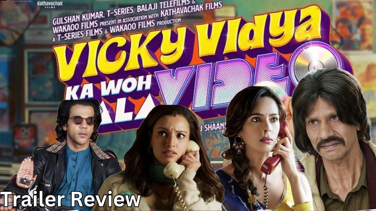 Vicky Vidya Ka Woh Wala Video Trailer Review ;Out Now | Rajkumar Rao ...