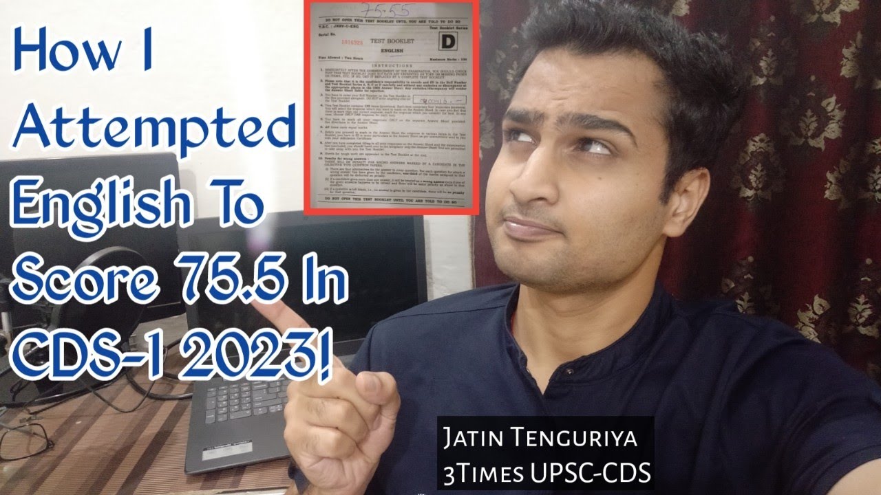 HOW I SCORED 75.5 IN ENGLISH IN CDS! ANALYSING MY PAPER | CDS 2 2023 ...